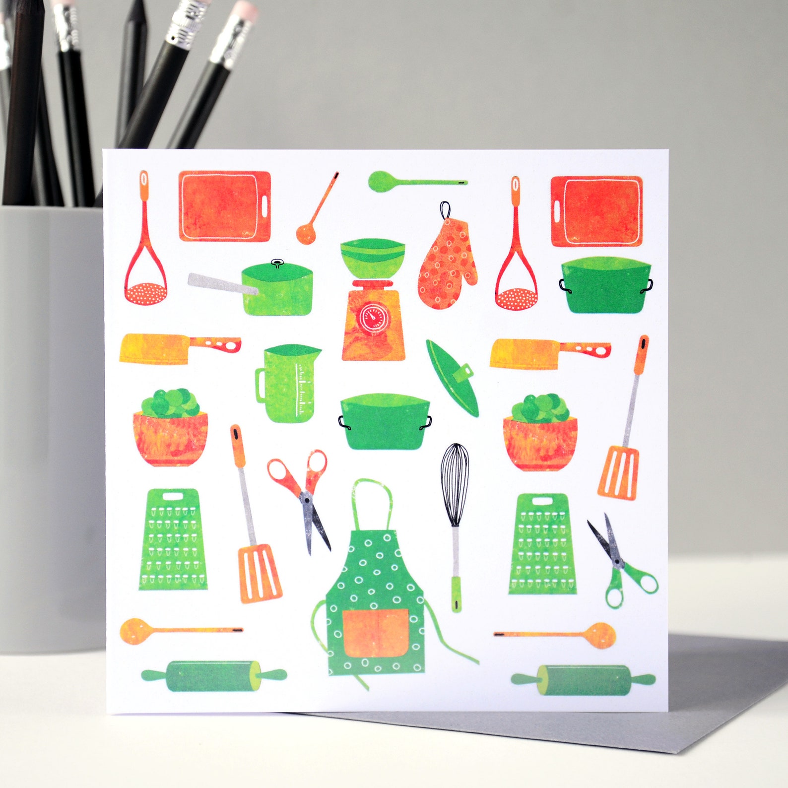 Foodie Card Chef Cooking Card Love to Bake Card Cooking - Etsy