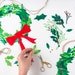 Christmas Wreath Craft Kit Make Your Own Christmas Wreath Festive ...