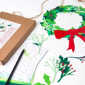 Christmas Wreath Craft Kit | Make Your Own Christmas Wreath | Festive ...