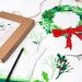 Christmas Wreath Craft Kit Make Your Own Christmas Wreath Festive ...