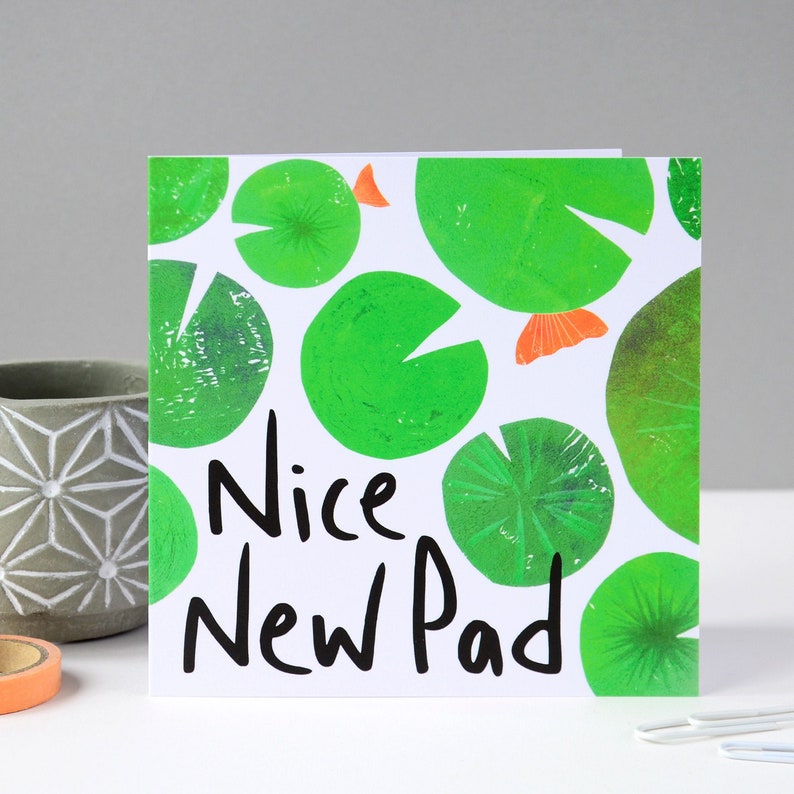 Funny New Home Card Nice New Pad Card Funny Housewarming - Etsy