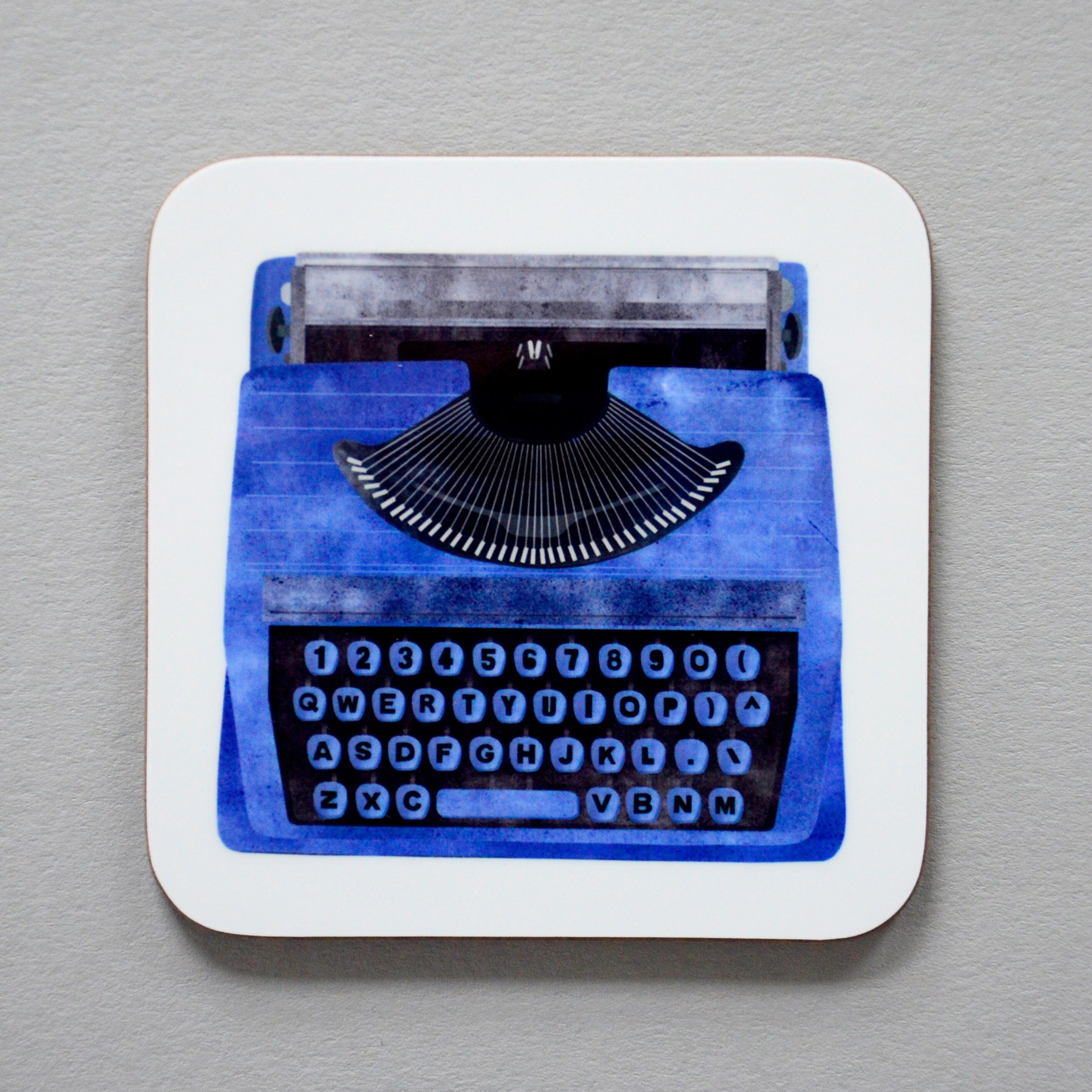 Typewriter Coaster Vintage Typewriter Coasters Retro - Etsy