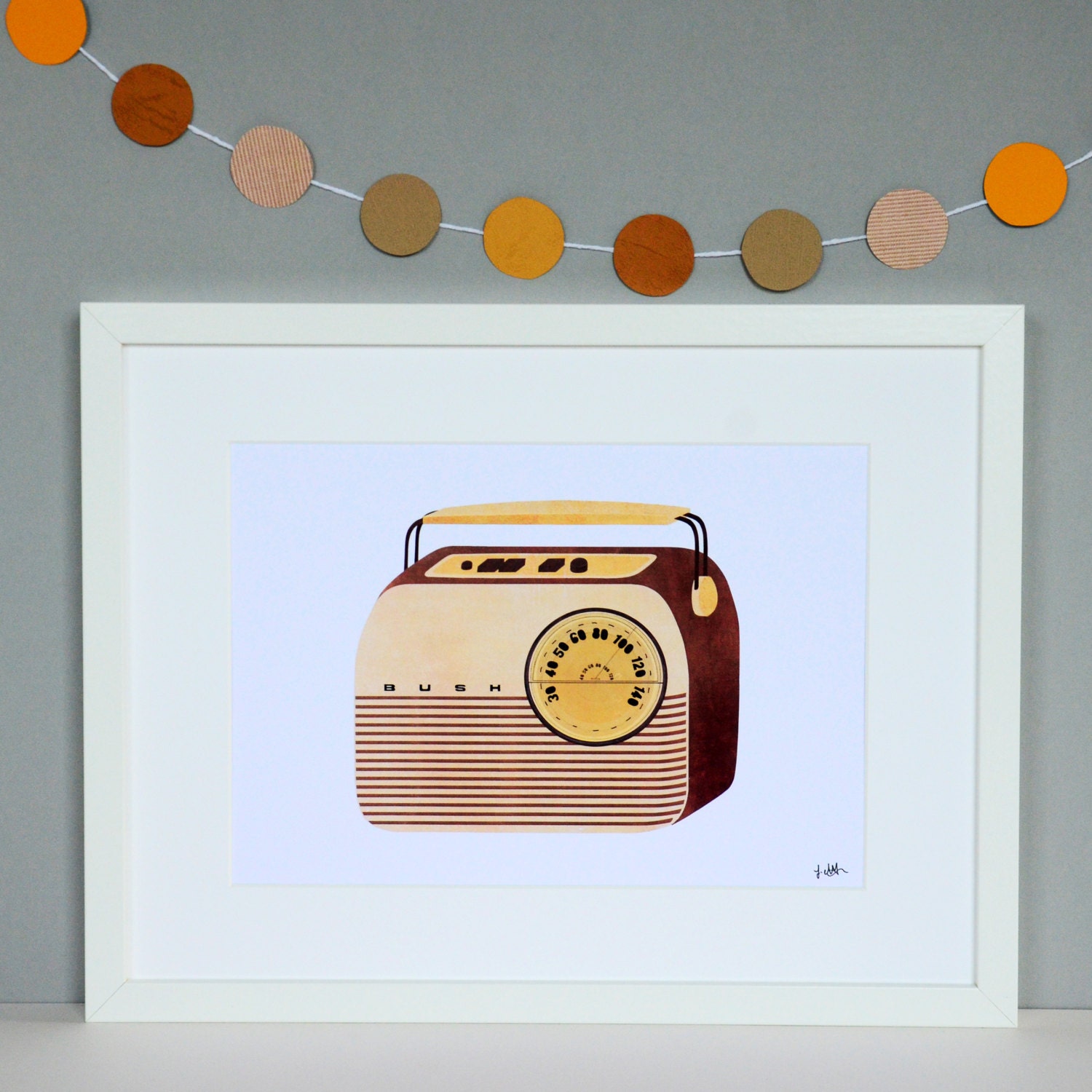 Bush Radio Print Radio Music Print Vintage Radio Art Print - Etsy