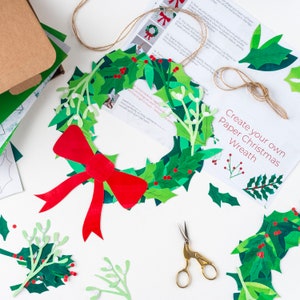 Christmas Wreath Craft Kit | Make Your Own Christmas Wreath | Festive ...