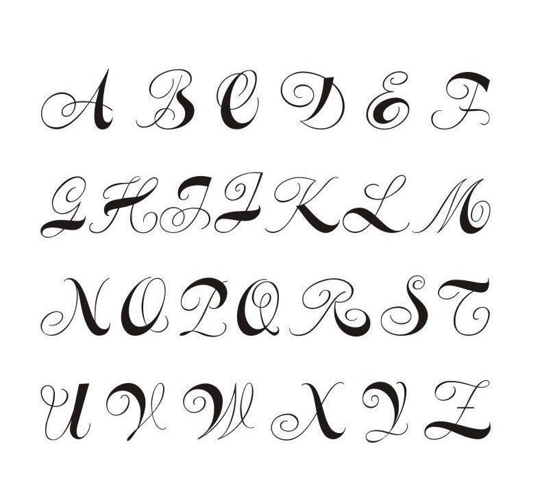 Monogram Font Cross Stitch Pattern 50 Sts Tall Font Chart | Etsy