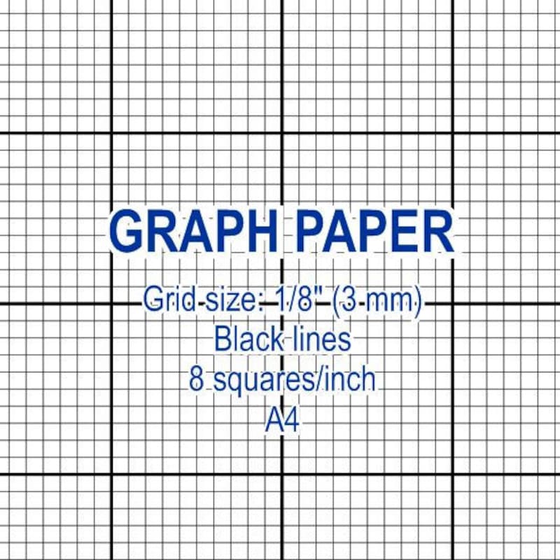 Graph Paper Grid - Etsy