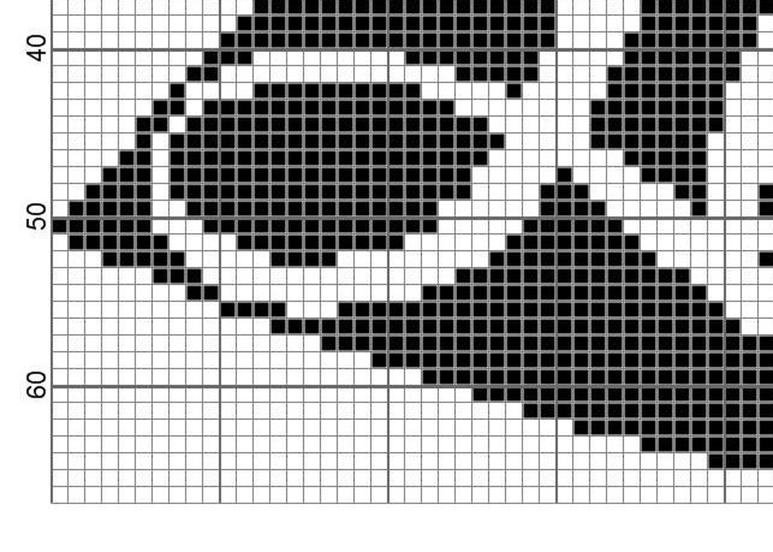 Love Cross Stitch Pattern Love Graph Counted Chart PDF - Etsy