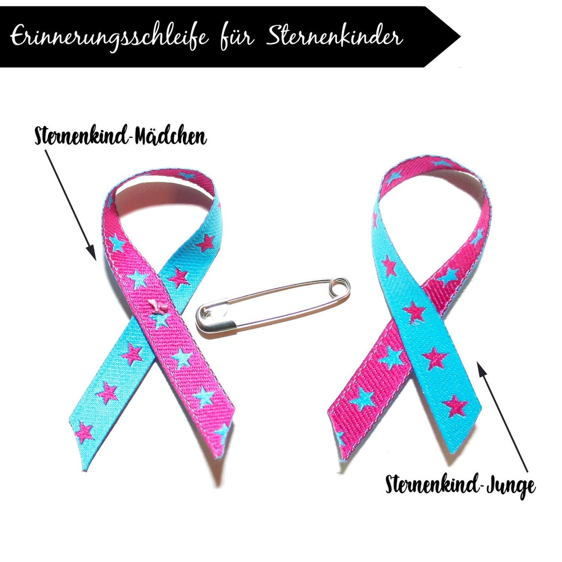 Awareness Ribbon Miscarriage Babyloss Memorial Star Child - Etsy