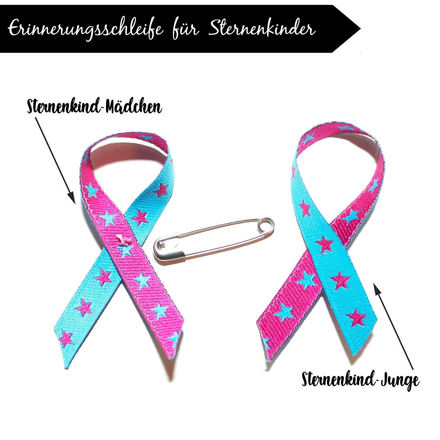 Awareness Ribbon, Miscarriage, Babyloss, Memorial, Star Child, Mom ...