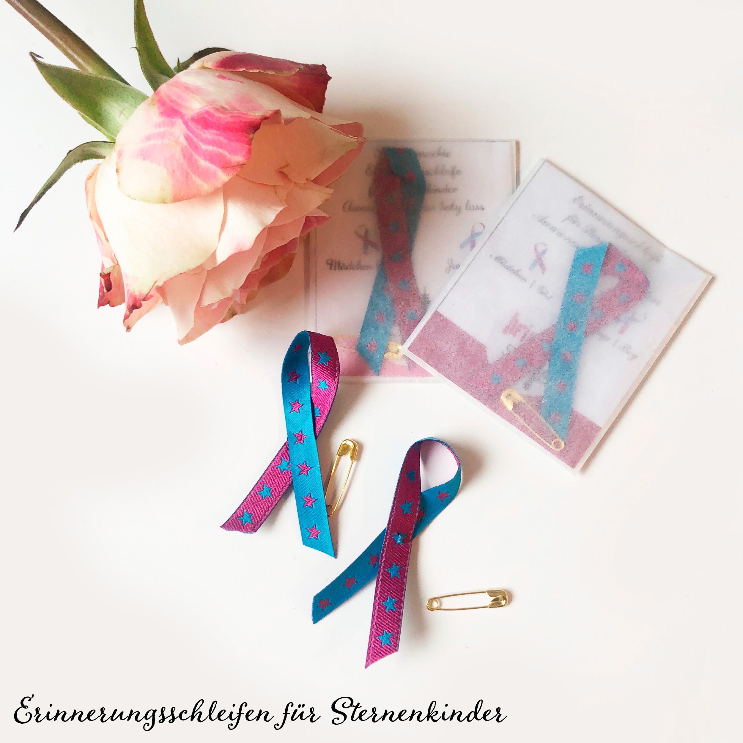 Awareness Ribbon, Miscarriage, Babyloss, Memorial, Star Child, Mom ...