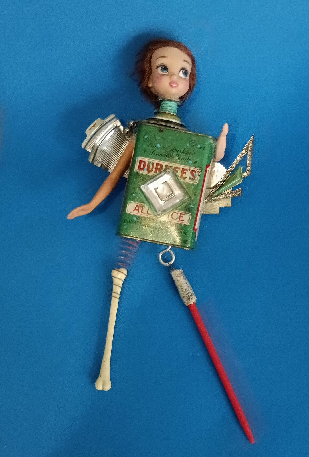 Allspice Kitchen Angel Girl Found Object Assemblage Outsider Artist ...