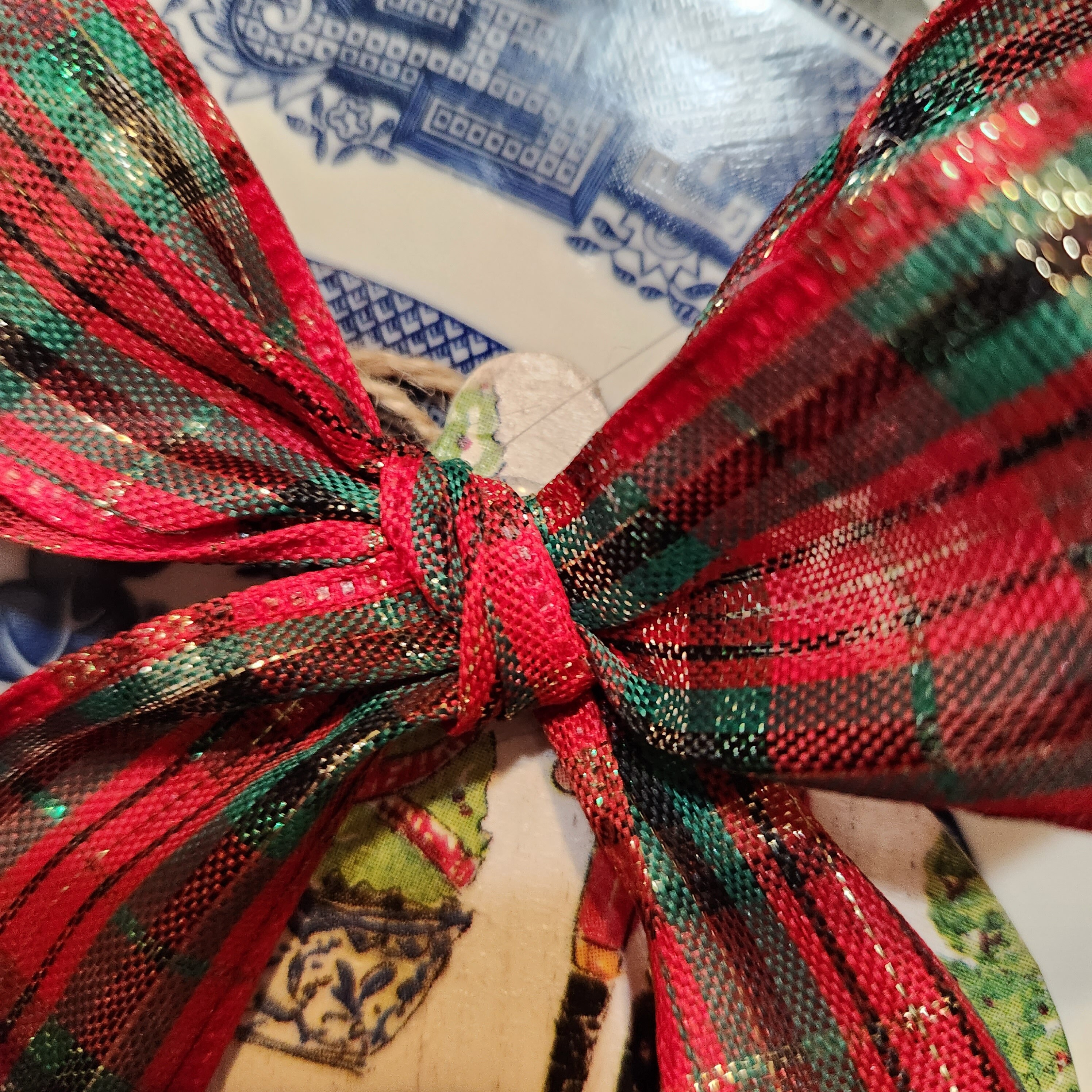 Chinoiserie Topiary & Nutcracker Decoupage Christmas Ornaments Set ...