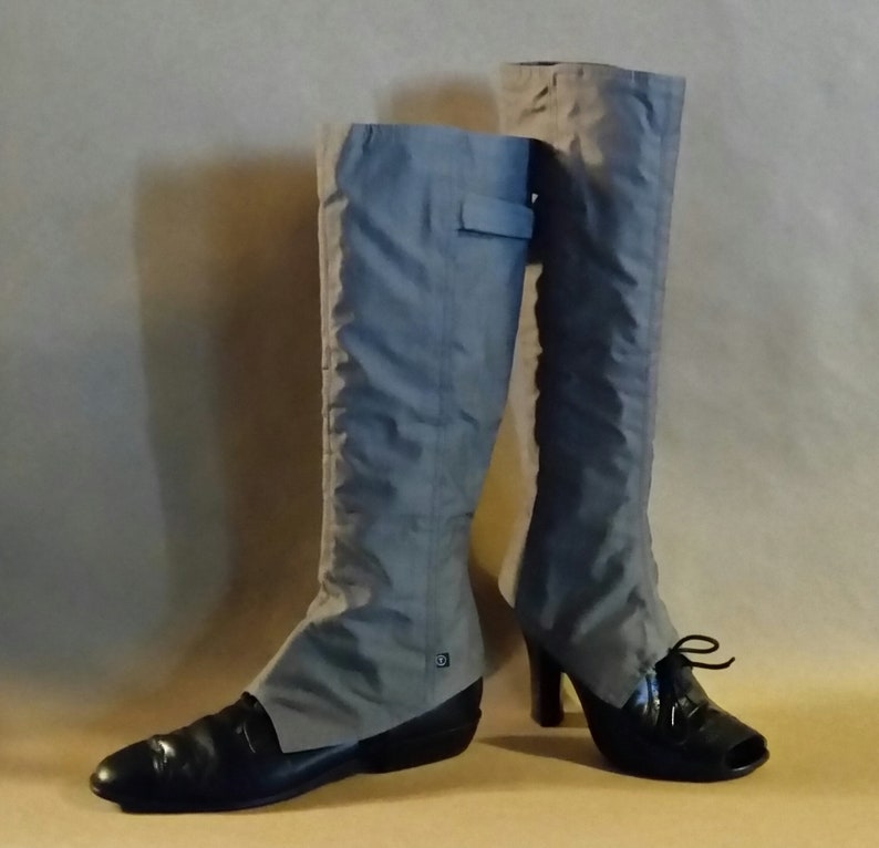 Vintage SPATTERDASH by Tallarida Boot Spats 1999 Designer Knee-high ...