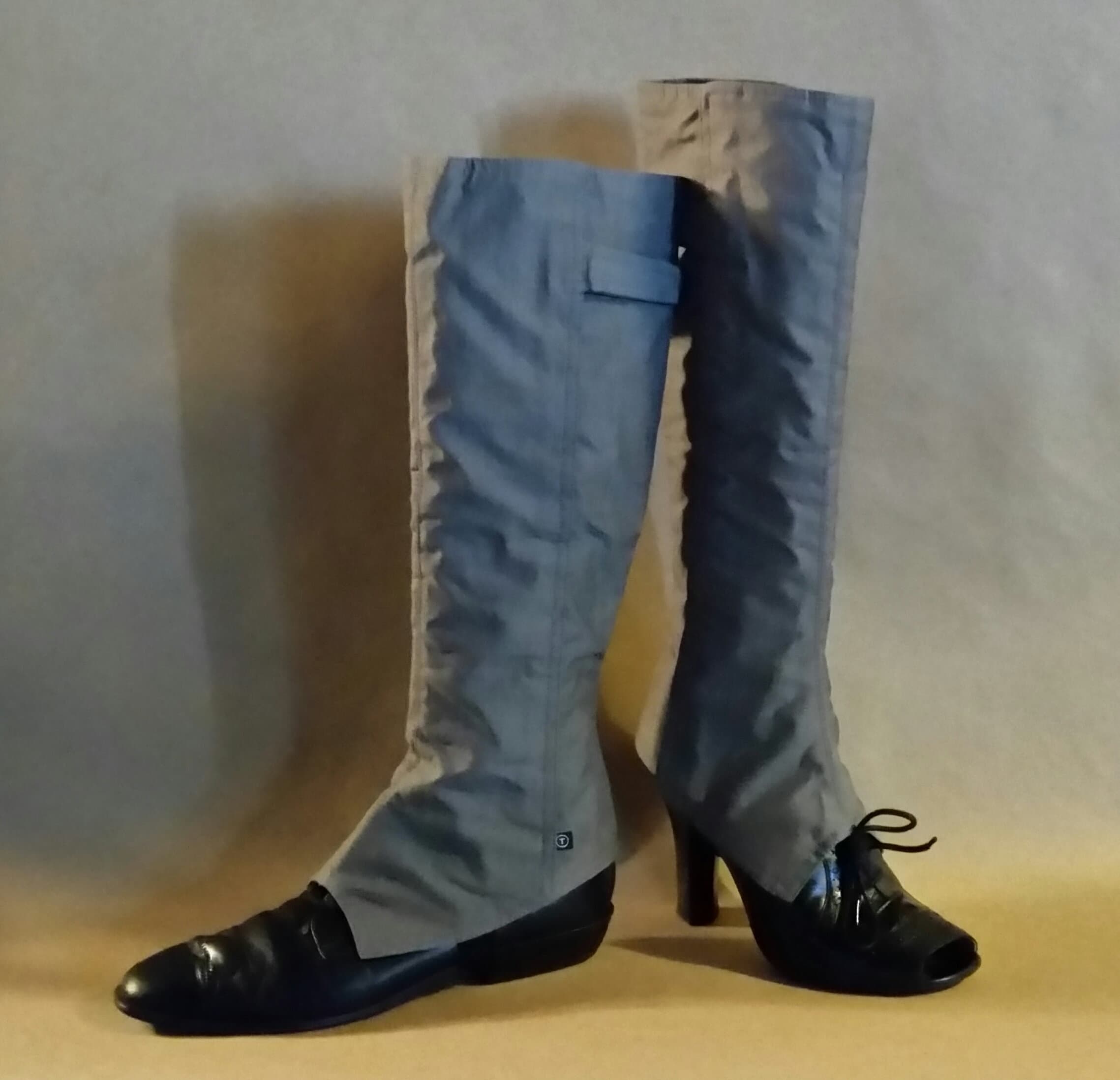 Vintage SPATTERDASH by Tallarida Boot Spats 1999 Designer Knee-high ...