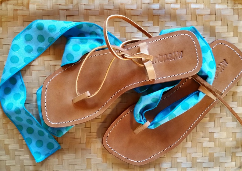 MYSTIQUE Scarf-tie Sandals - CONVERTIBLE Ankle Wraps - Anthropologie ...