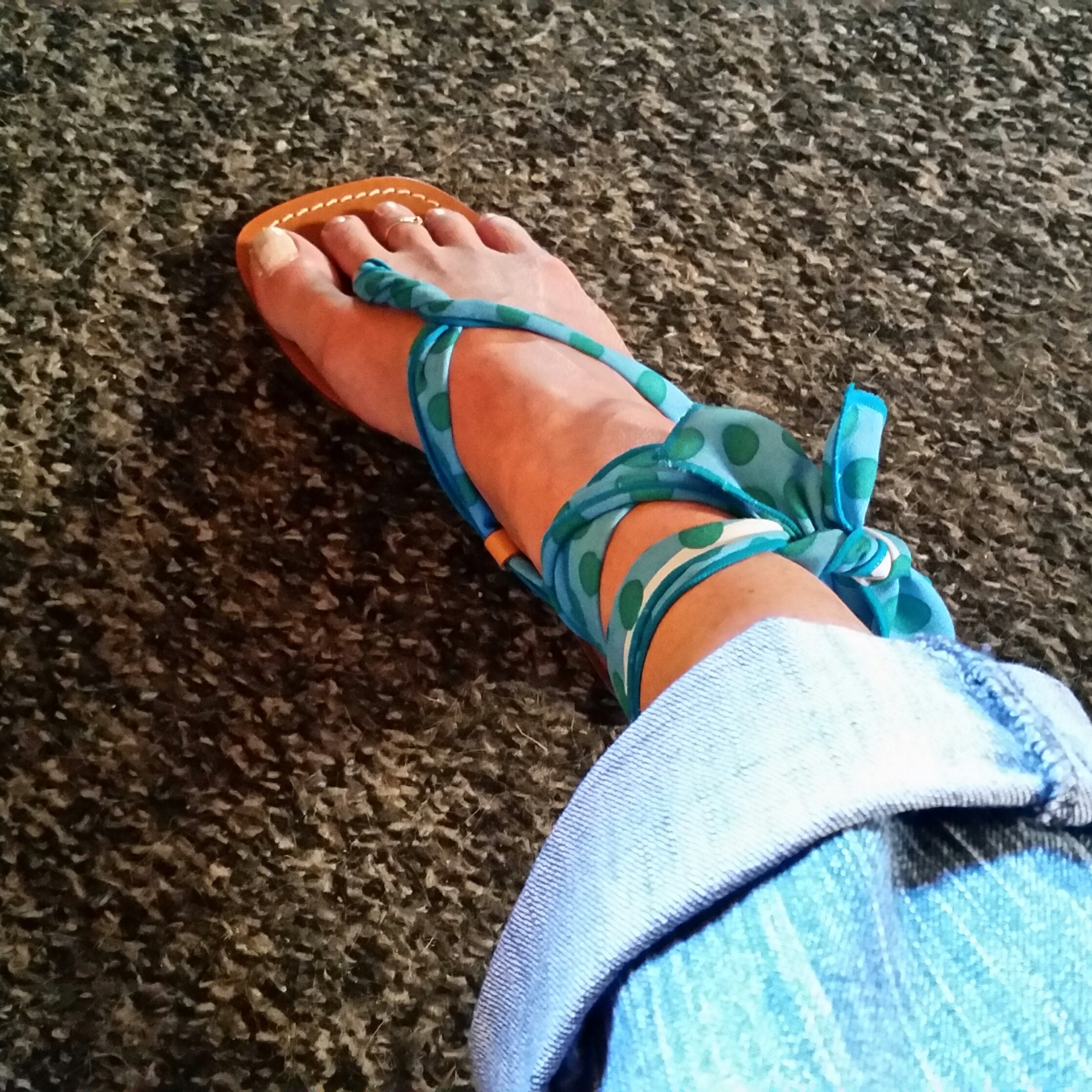 MYSTIQUE Scarf-tie Sandals - CONVERTIBLE Ankle Wraps - Anthropologie ...
