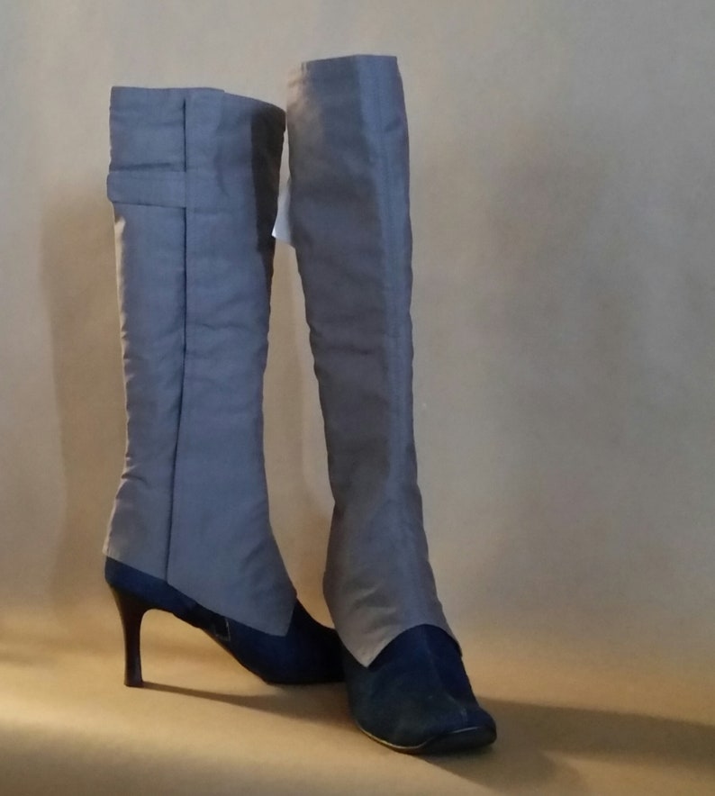 Vintage SPATTERDASH by Tallarida Boot Spats - 1999 Designer Knee-high ...