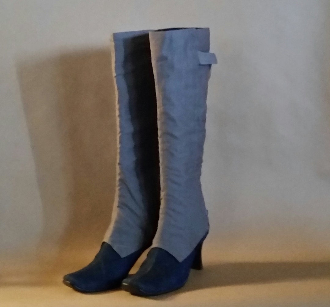 Vintage SPATTERDASH by Tallarida Boot Spats - 1999 Designer Knee-high ...