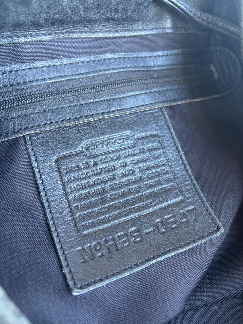 Vintage Coach Black Travel Backpack Gold-tone Hardware Adjustable Strap ...