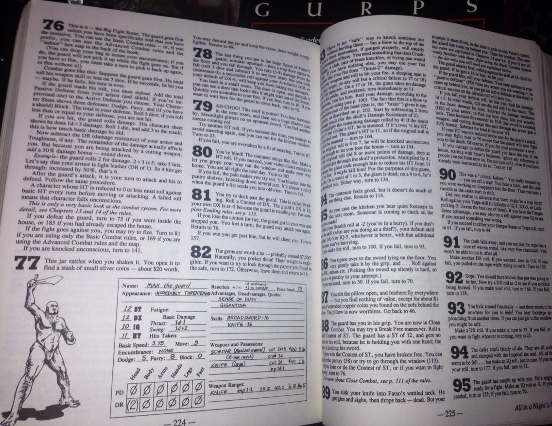 GURPS Generic Universal Roleplaying System Vintage/antique - Etsy