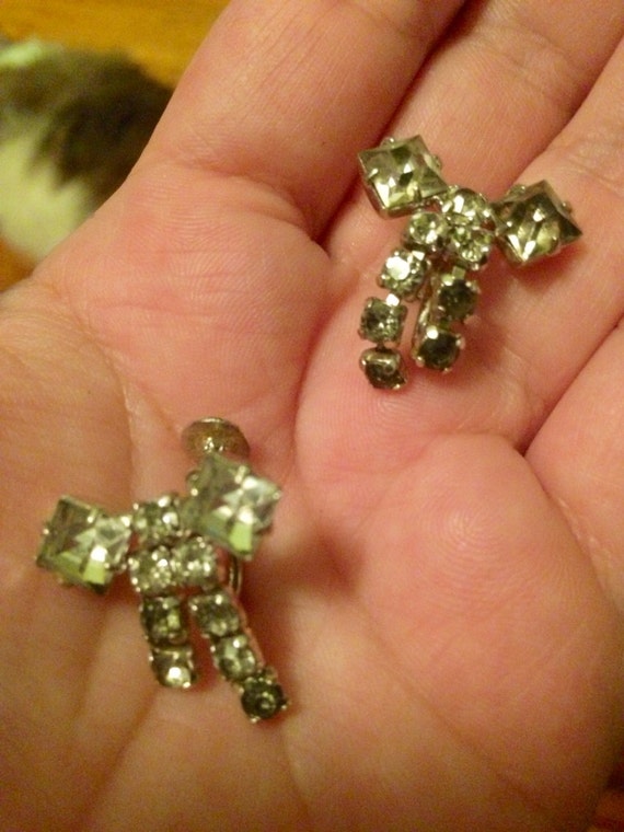 50% OFF SALE! Sparkling Bows - Vintage Rhinestone Bow… - Gem