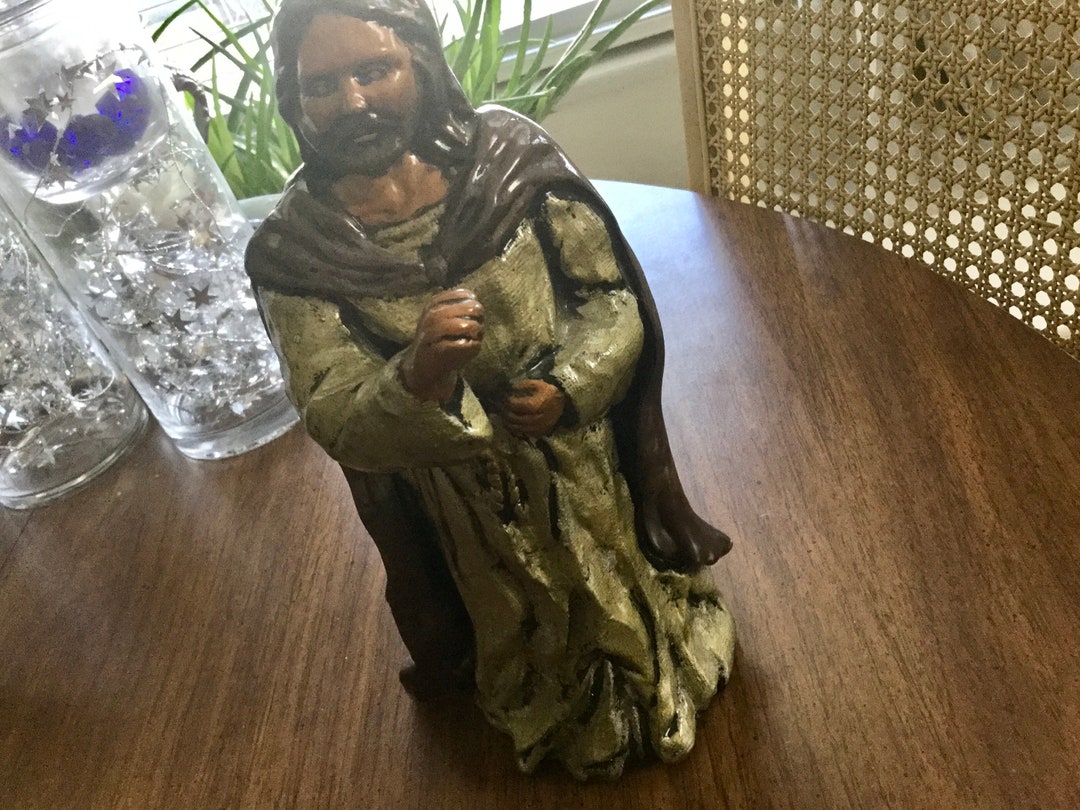 Painted Bearded Shepherd Sculpture - Etsy