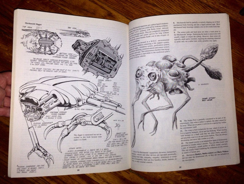 The Mechanoids - Rifts Sourcebook Two (RPG) - Vintage/antique Game - Etsy