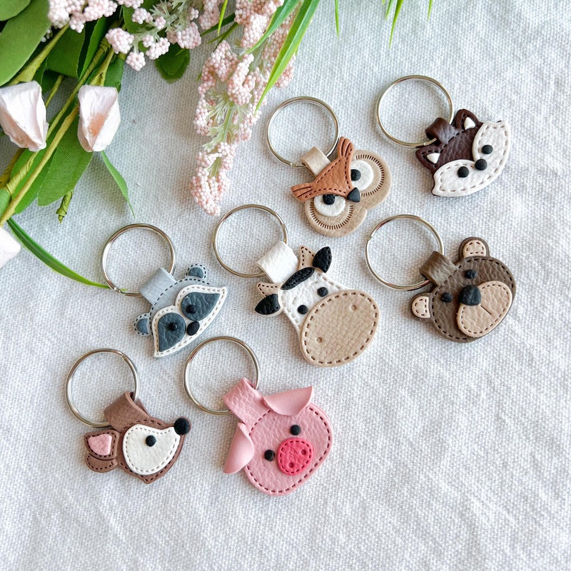 Clay Keychain - Etsy