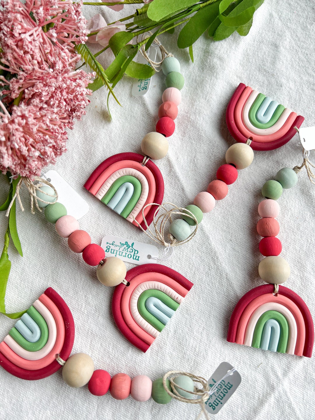 Boho Spring Rainbow Car Mirror Diffuser - Etsy