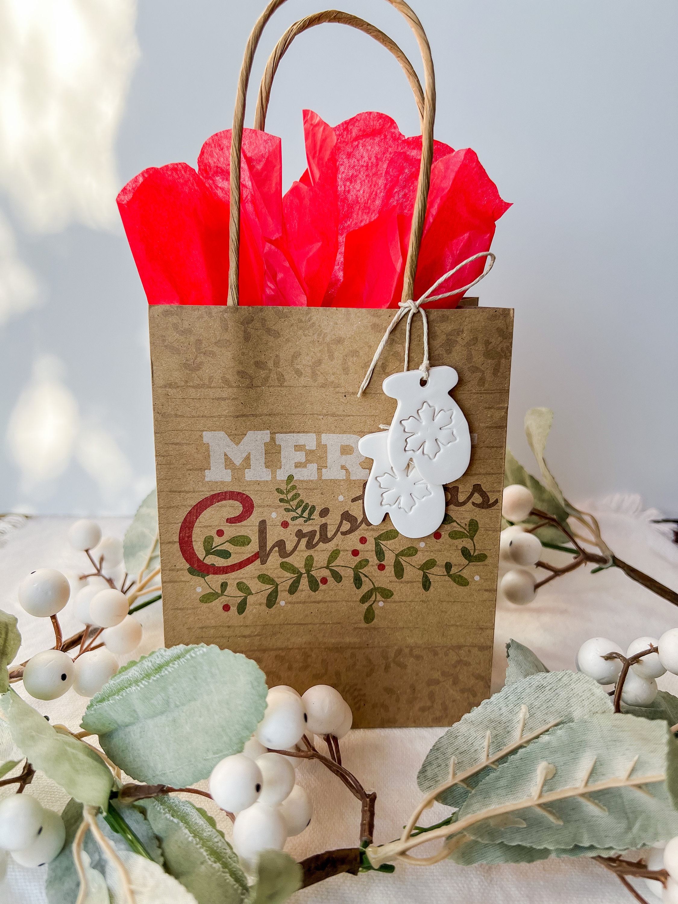 Handmade Polymer Clay Gift Tags: Christmas, Wedding, Thank You - Etsy