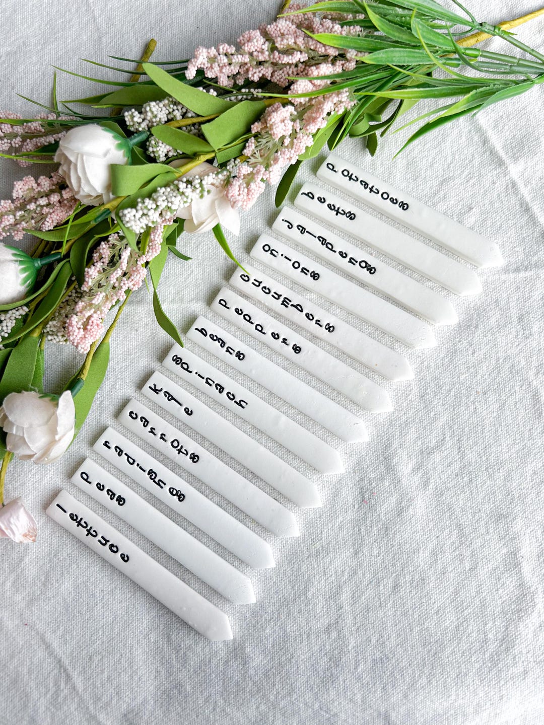 Vegetable Markers | Handmade Polymer Clay Markers - Etsy