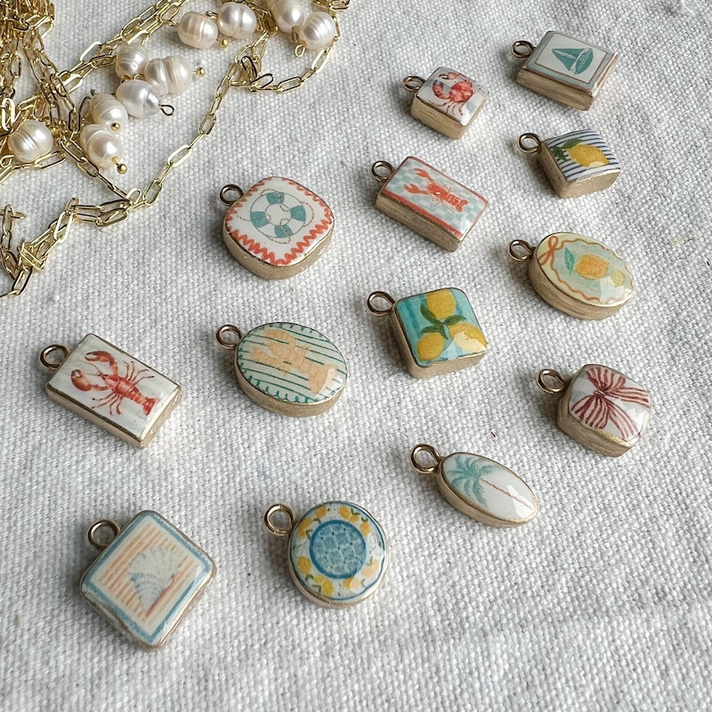 Polymer Clay Charms - Etsy