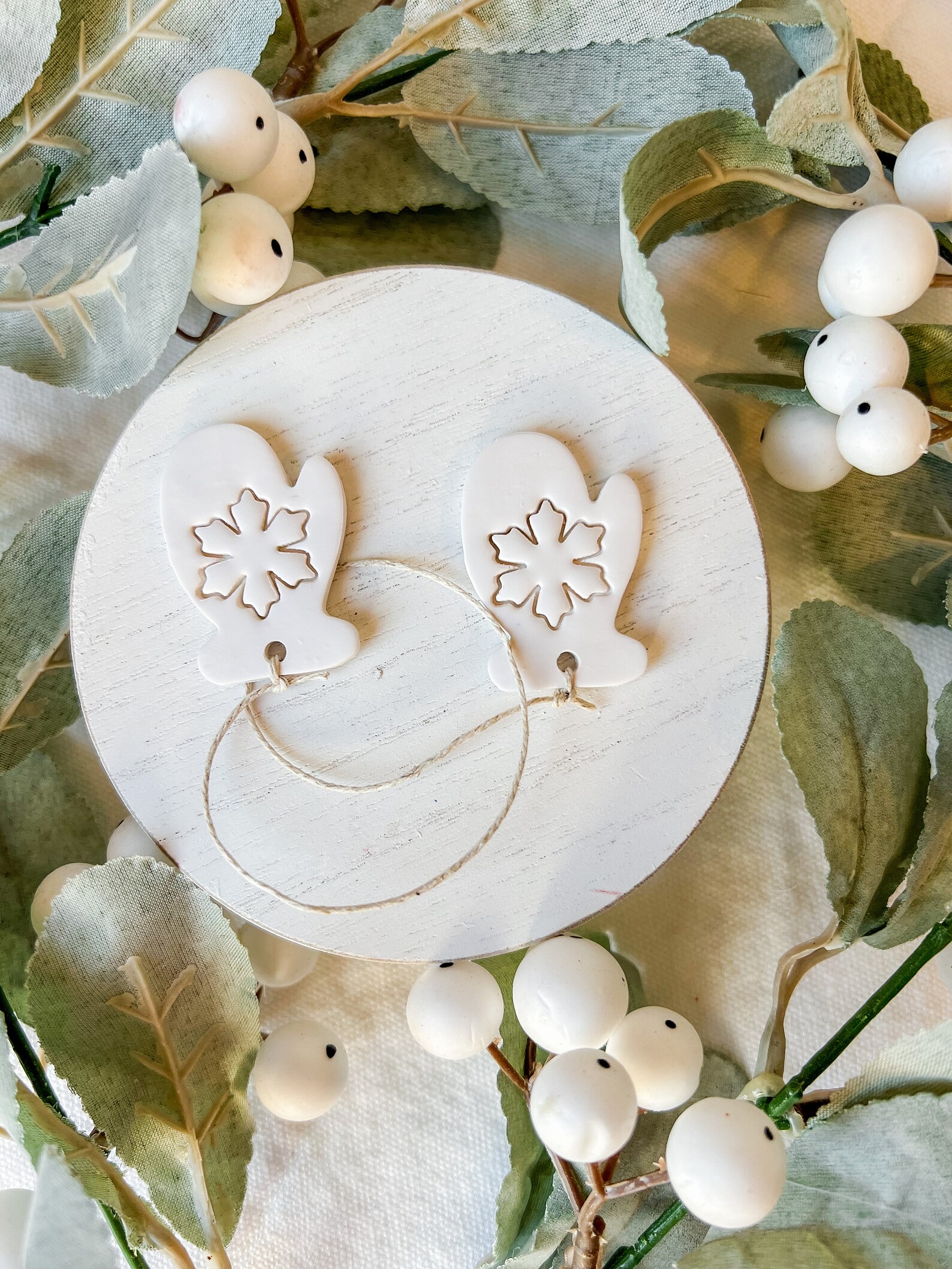 Handmade Polymer Clay Gift Tags: Christmas, Wedding, Thank You - Etsy