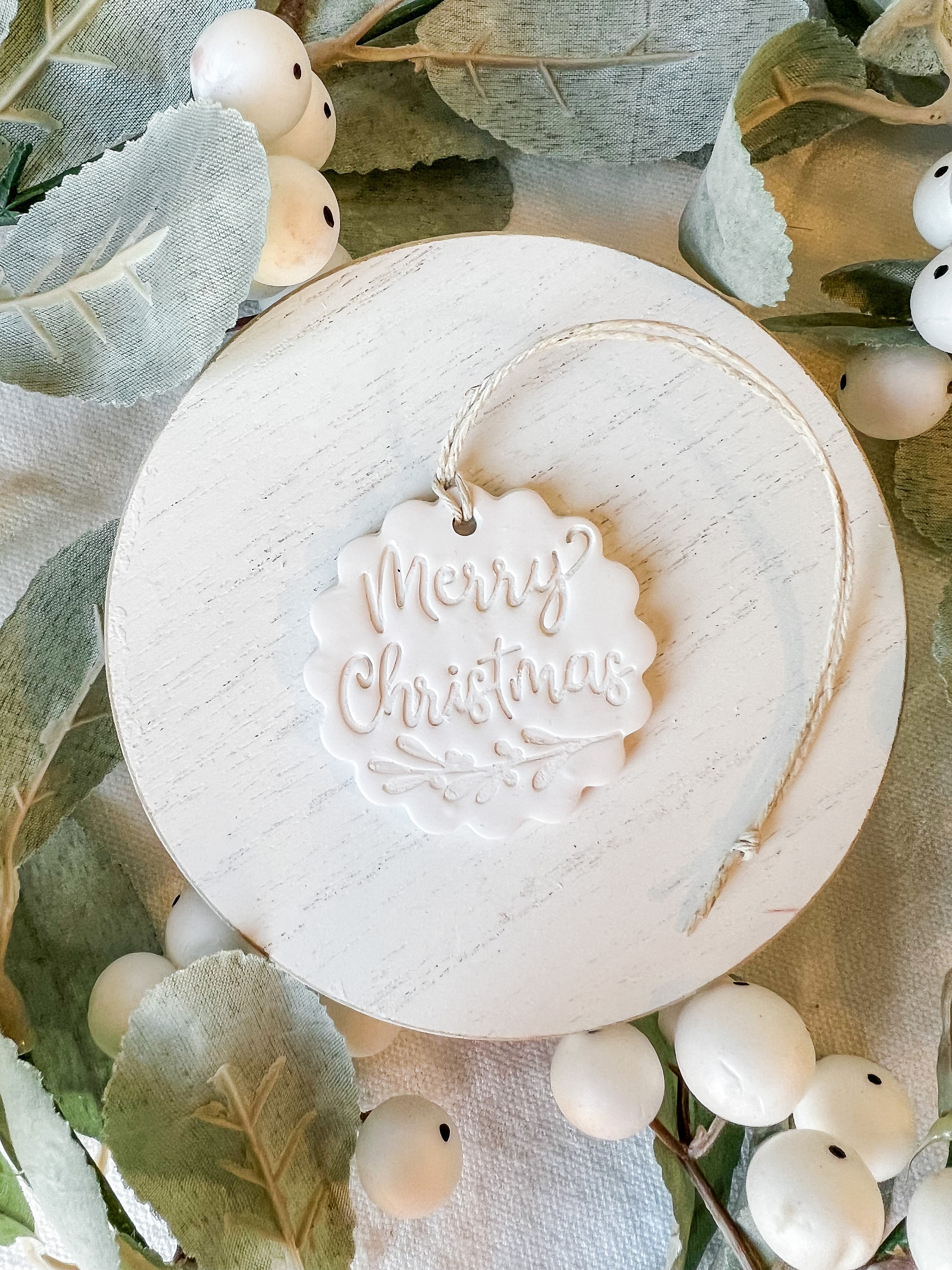 Handmade Polymer Clay Gift Tags: Christmas, Wedding, Thank You - Etsy