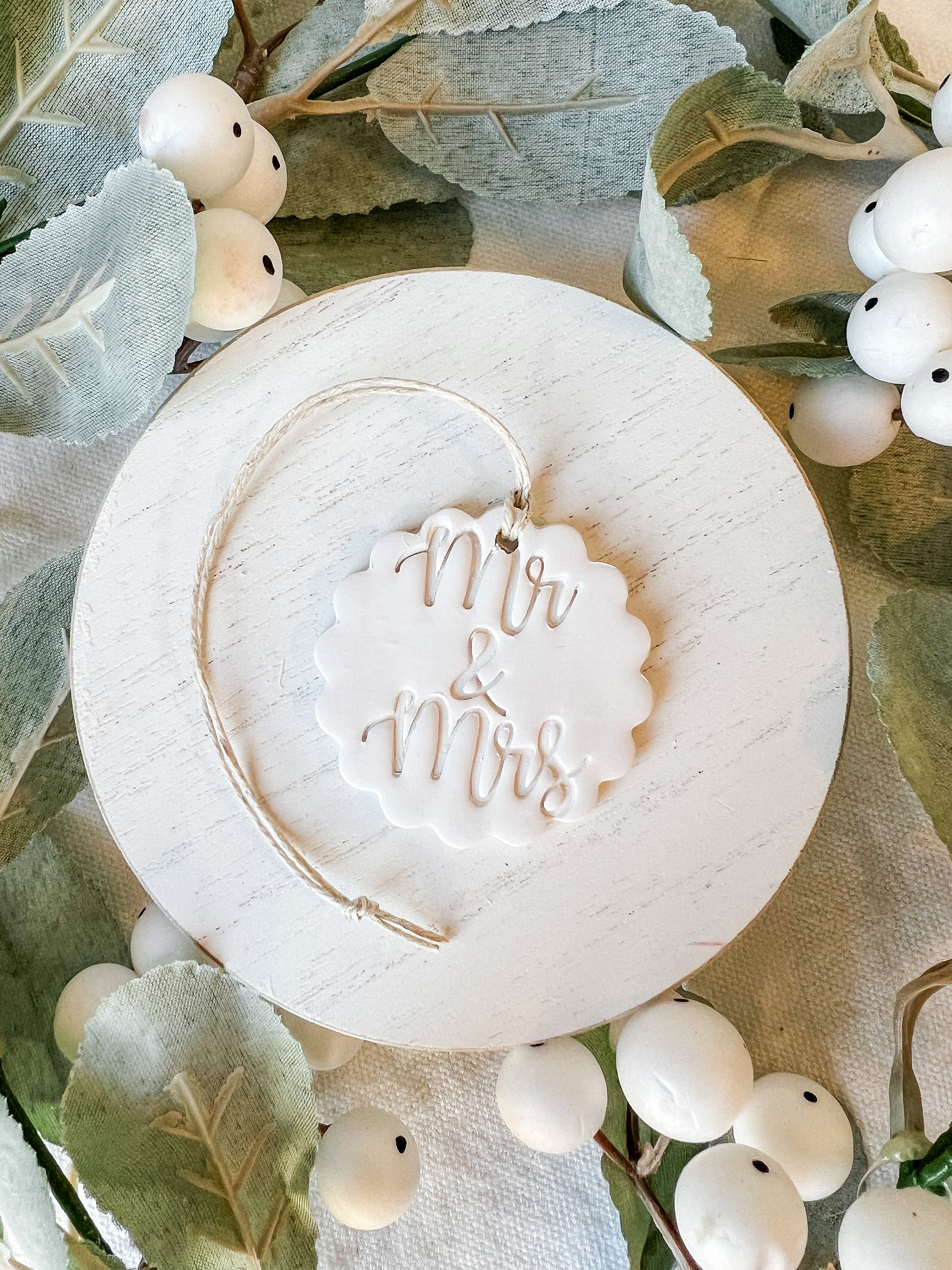 Handmade Polymer Clay Gift Tags: Christmas, Wedding, Thank You - Etsy