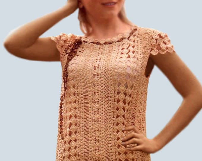 Crochet Dress PATTERN, Tutorial in ENGLISH for Every Row Boho Crochet ...