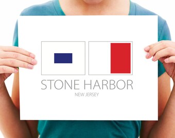 Stone Harbor Flag - Etsy