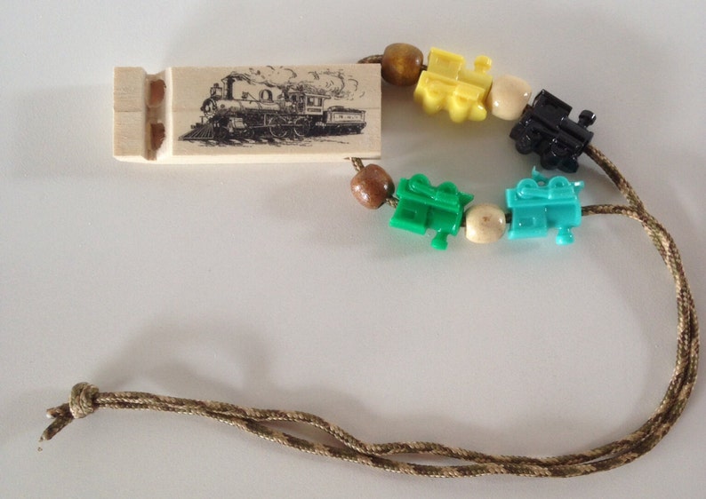 Wooden Kidds Train Whistle With Lanyard - Etsy