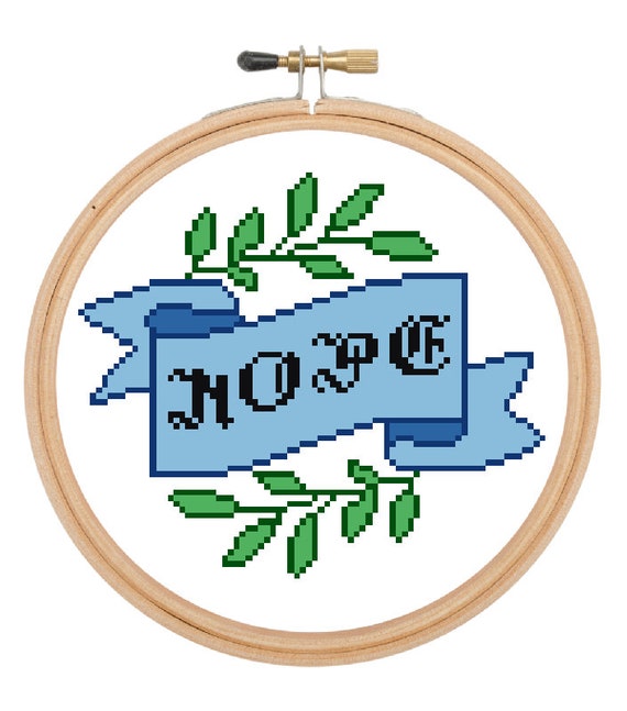 Nope Cross Stitch Pattern Instant Download | Etsy