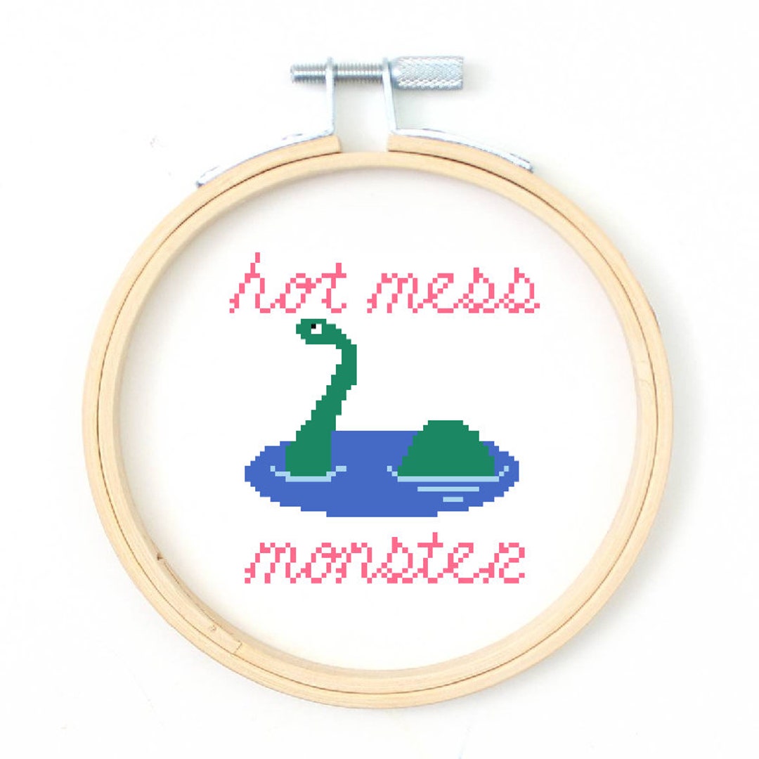 Hot Mess Cross Stitch Pattern Instant Download - Etsy