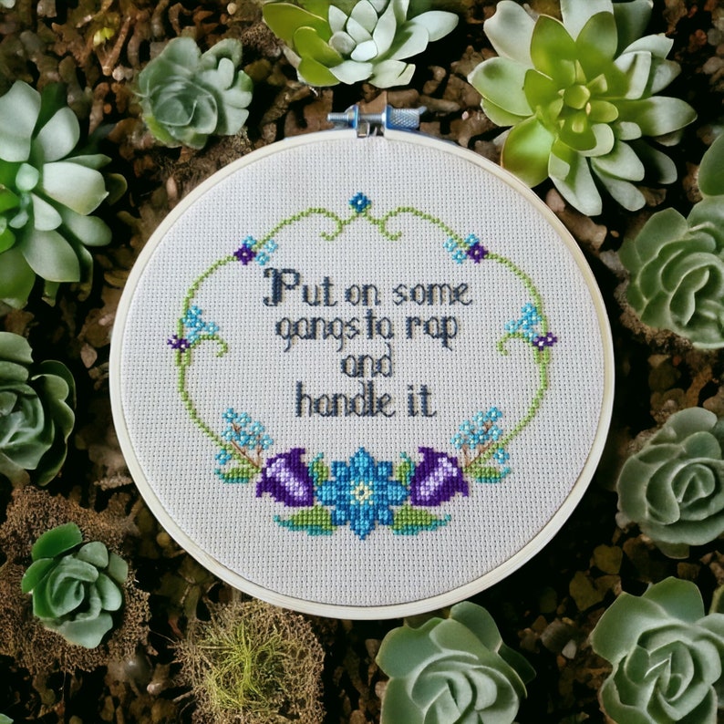 Gangsta Rap - Cross Stitch Pattern - Instant Download - Etsy