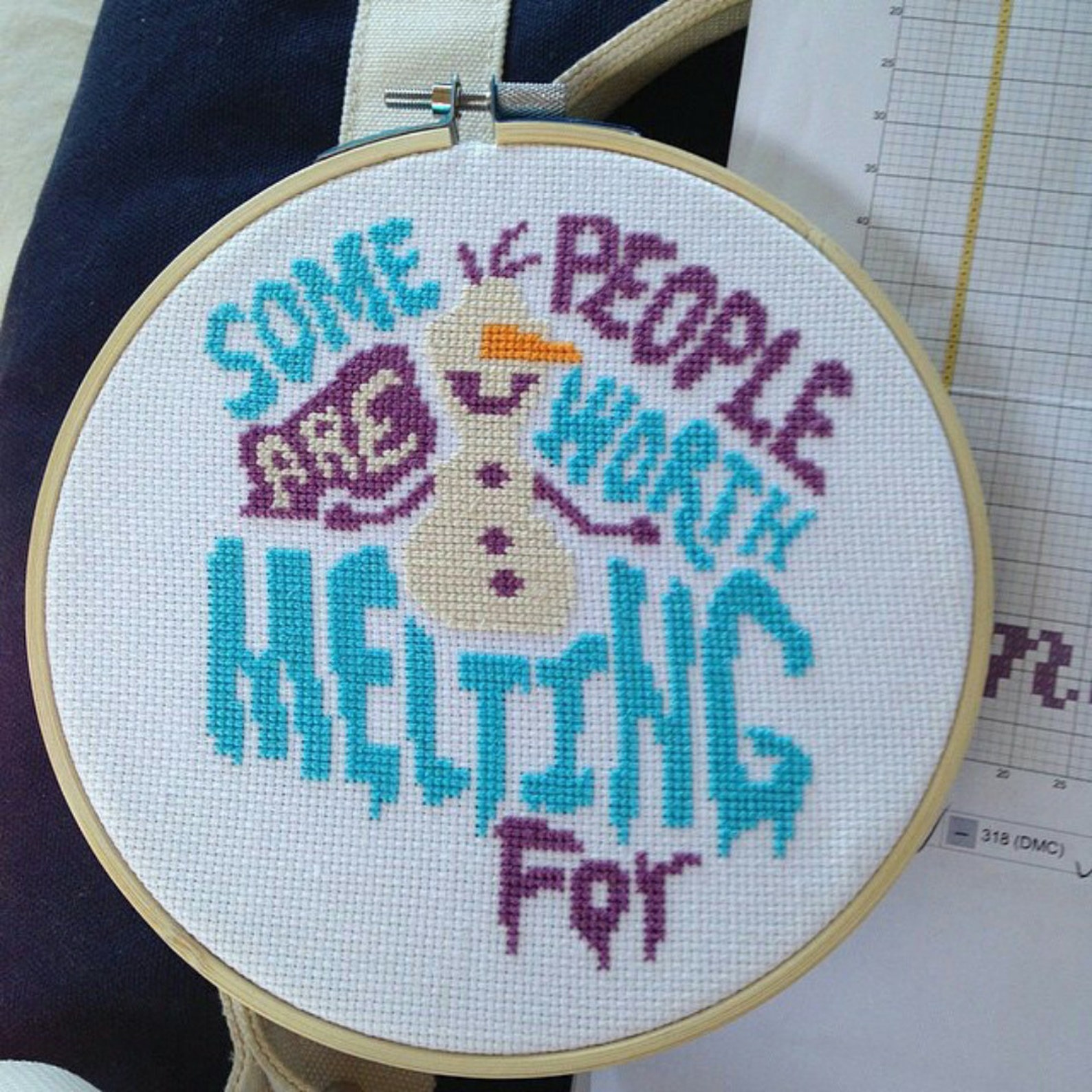 Cross Stitch Pattern some People Are Worth Melting - Etsy