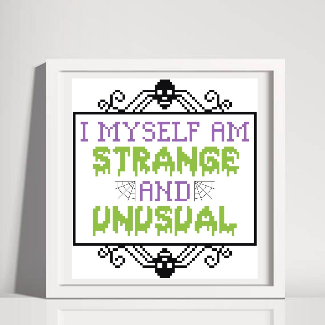 Strange and Unusual Cross Stitch Pattern Instant Download - Etsy