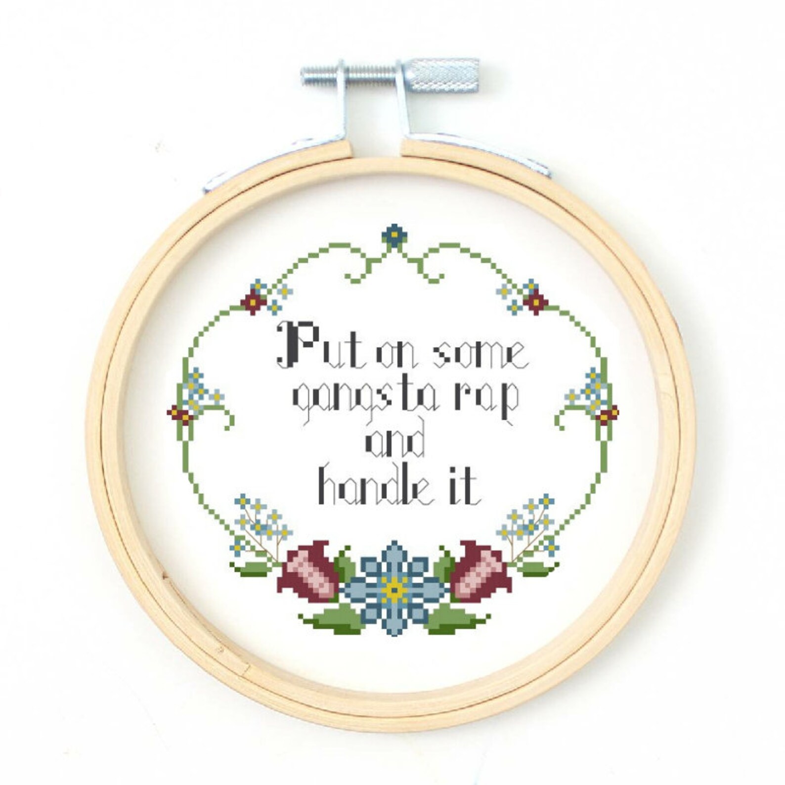 Gangsta Rap - Cross Stitch Pattern - Instant Download - Etsy