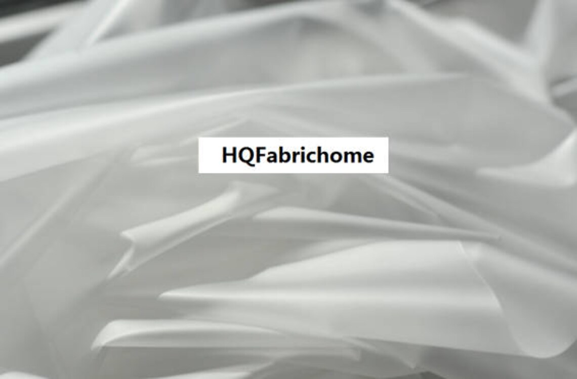 SALE Translucent TPU Fabric Perspective Plastic Fabric | Etsy