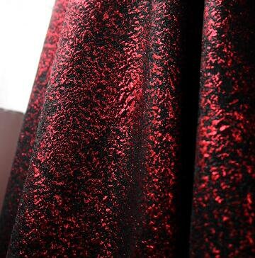 Black Red Color Jacquard Fabric Fashion Jacquard Fabric by - Etsy