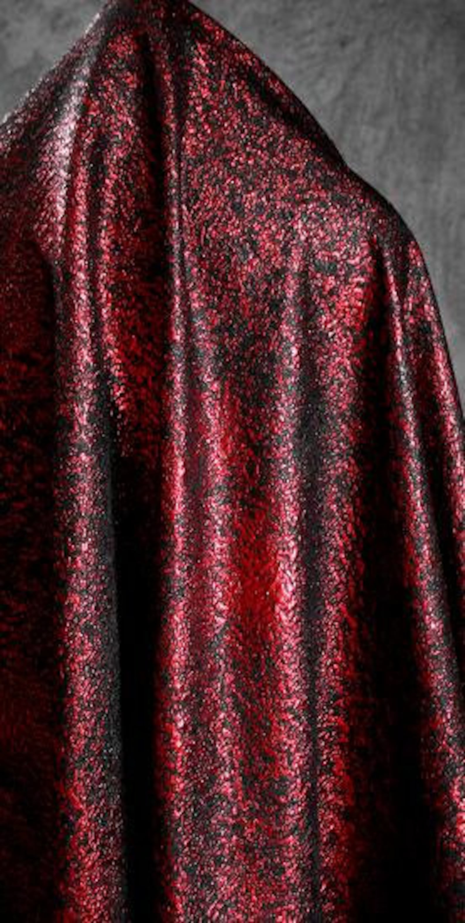 Black Red Color Jacquard Fabric Fashion Jacquard Fabric by - Etsy