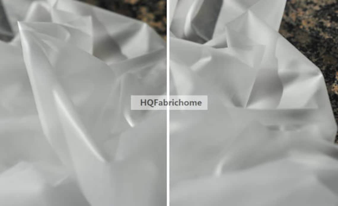 SALE Translucent TPU Fabric Perspective Plastic Fabric | Etsy