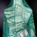 Green Color Mesh Fabric, Water Wave Mesh Fabric, Wedding Glitter Mesh ...