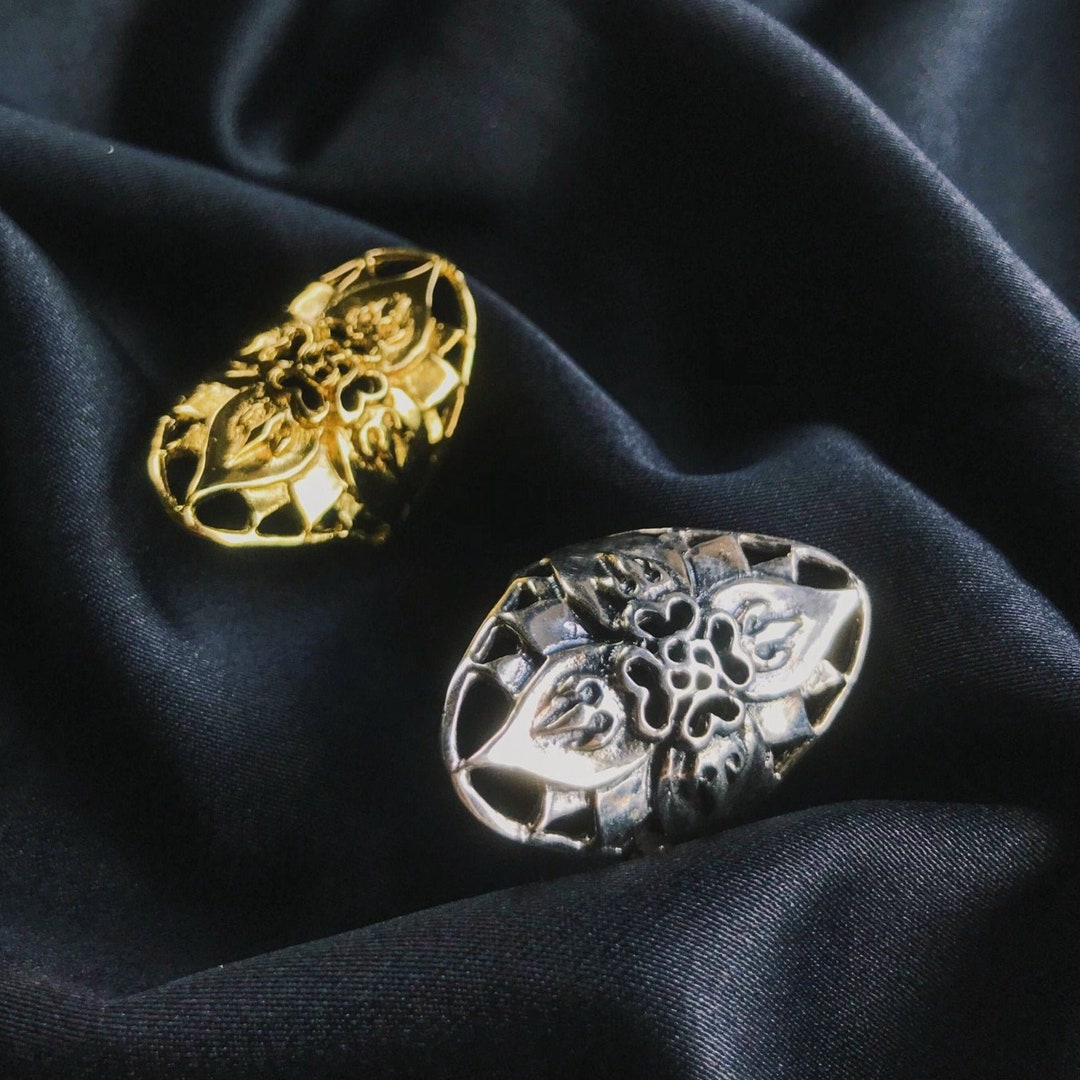 Vajra Ring - Sterling Silver - Etsy